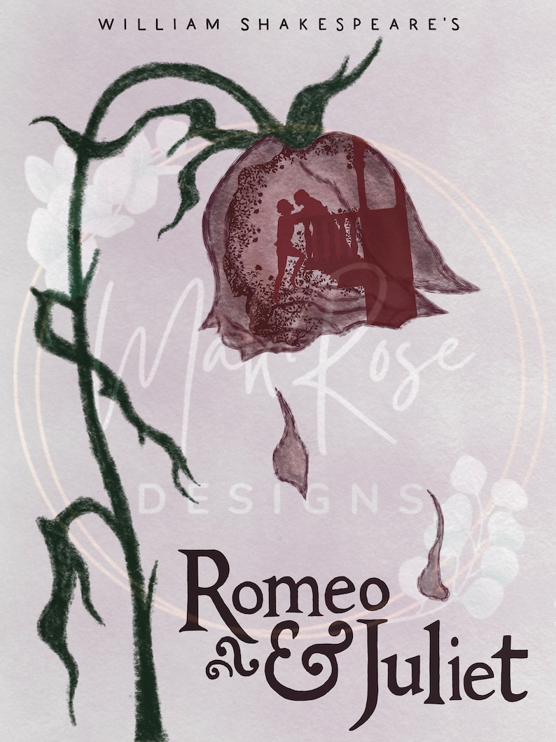 Romeo and Juliet Poster Instant Digital Download (PNG, JPEG) - Etsy
