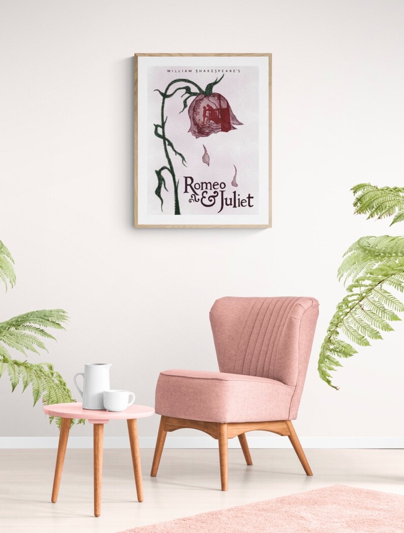 Romeo and Juliet Poster Instant Digital Download (PNG, JPEG) - Etsy