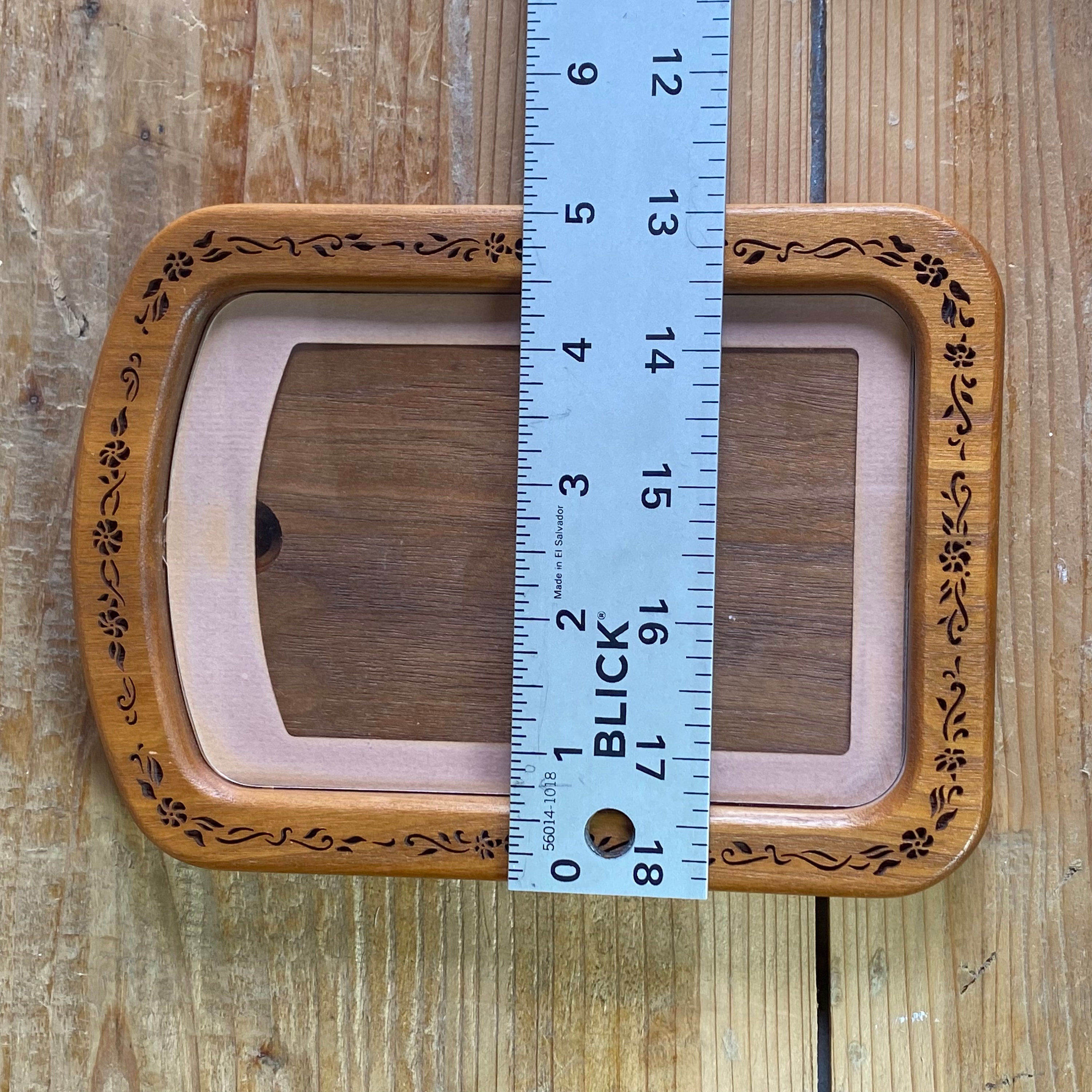 Lasercraft Laser Engraved Walnut Photo Picture Frame 1988 Santa Rosa ...