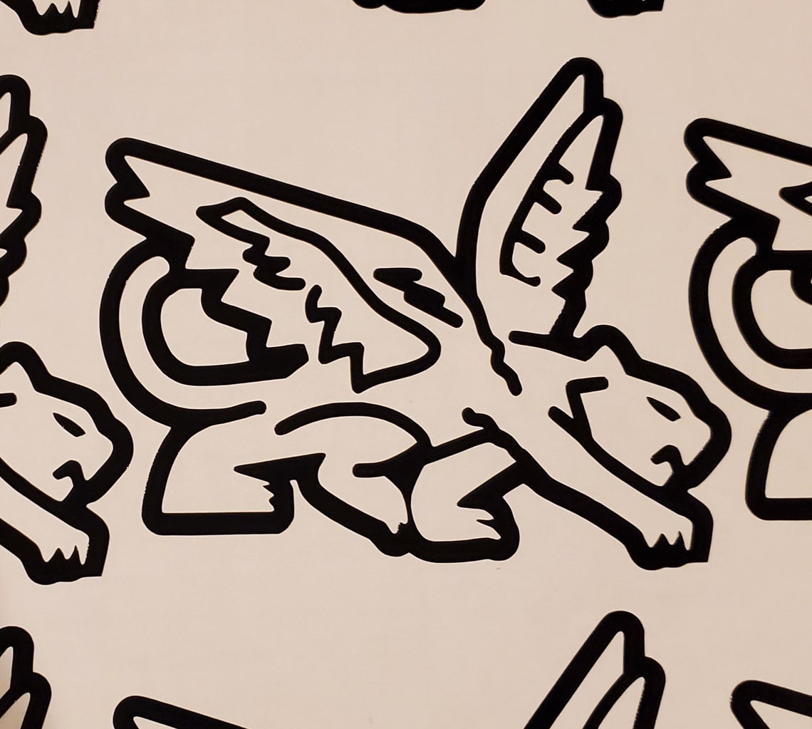 Peagle Texas Rangers City Connect Mascot Vinyl Outline Decals - Etsy