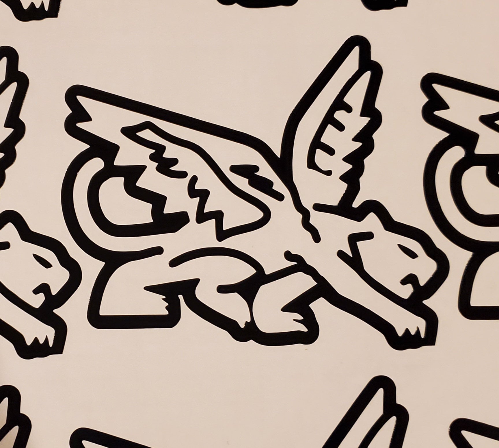 Peagle Texas Rangers City Connect Mascot Vinyl Outline Decals - Etsy