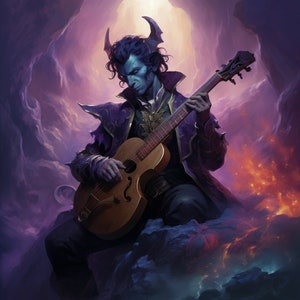 150+ Tiefling Race Bundle, PNG Tiefling Collection, Varied Classes of ...