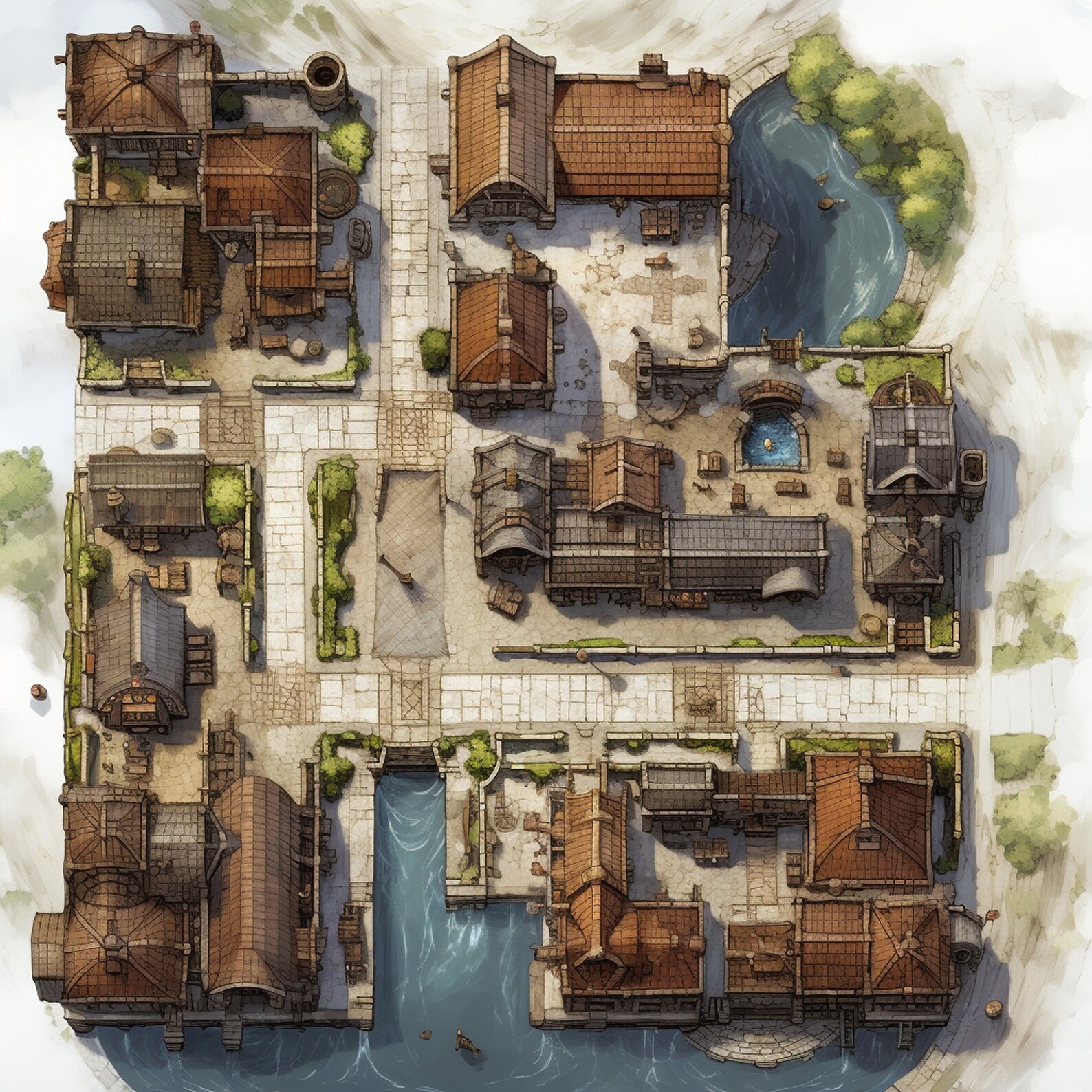 Variety Map Pack, 450+ Pack Bundle of High Detail Role Playing Maps ...