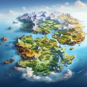 World Map Bundle, Large Scale Battle Maps, 100+ Pack of High Detail RPG ...