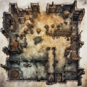 Giant Battle Map Bundle, 100+ Pack Bundle of High Detail Role Playing ...