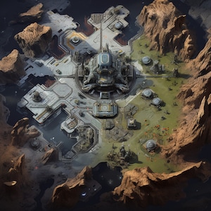 Space Inspired Battle Map Bundle, 150+ Pack of Spacecraft High Detail ...