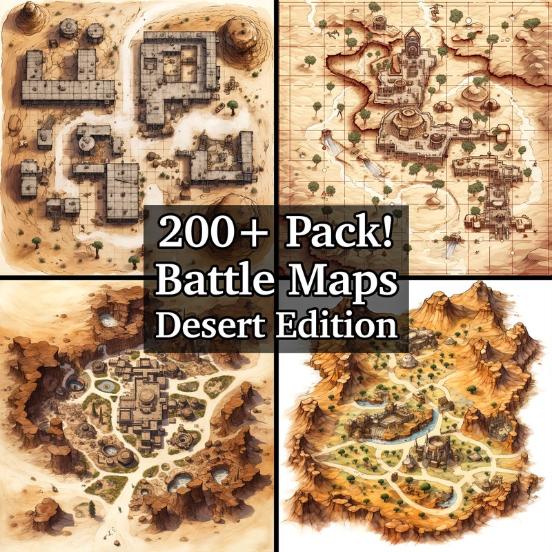 Desert Battle Maps - Etsy