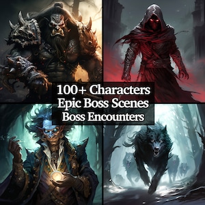4000+ Character Collection Bundle Pack, Whole Shop Access, DND RPG ...