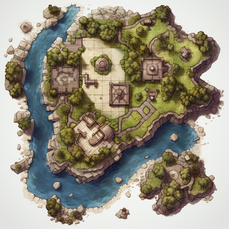 Variety Map Pack, 400+ Pack Bundle of High Detail Role Playing Maps ...