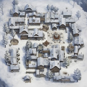 Snowy Battle Map Bundle, Snowy & Arctic Pack, 200+ Pack of High Detail ...