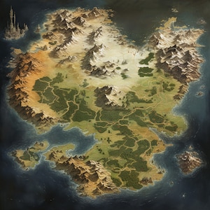 World Map Bundle, Large Scale Battle Maps, 100+ Pack of High Detail RPG ...