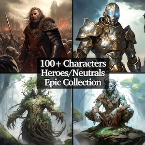 4000+ Character Collection Bundle Pack, Whole Shop Access, DND RPG ...
