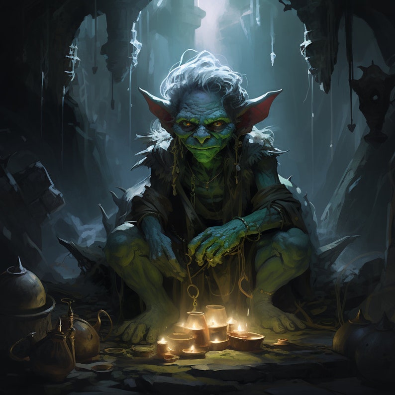 150+ Goblin Race Bundle, PNG Goblin Collection, Varied Classes of ...