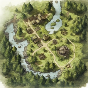 Forest Battle Map Bundle, 200+ Pack of High Detail Role Playing Maps ...
