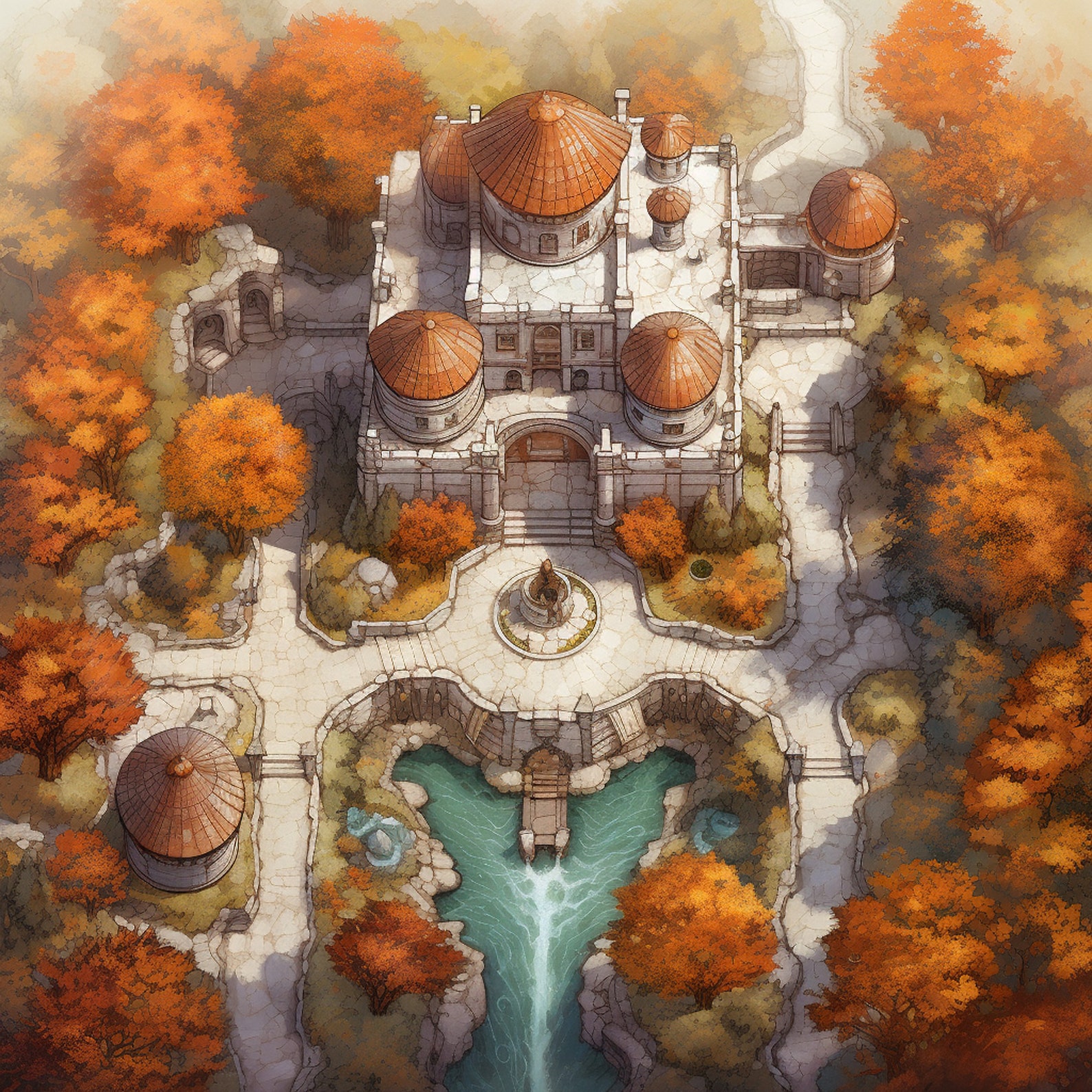 Fall Autumn Battle Map Bundle, 200+ Pack of High Detail Role Playing ...