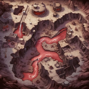 Giant Battle Map Bundle, 100+ Pack Bundle of High Detail Role Playing ...