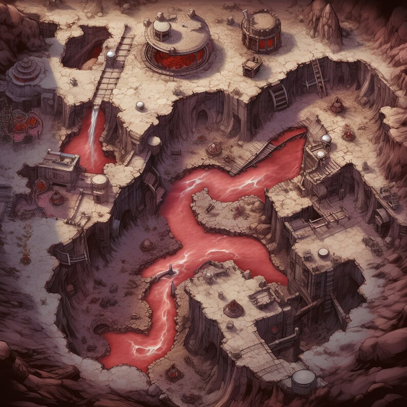 Giant Battle Map Bundle, 100+ Pack Bundle of High Detail Role Playing ...