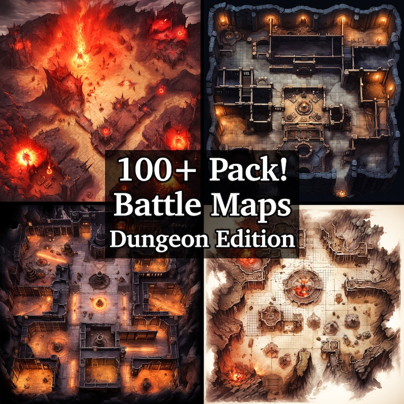 Battle Maps & Background Scenes Bundle, Whole Shop Access, 30K+ Map ...