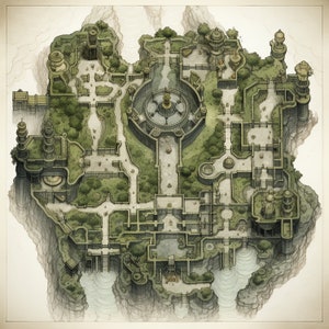 Battle Maps, 150+ Pack of Castle & Structures Maps, High Detail Role ...