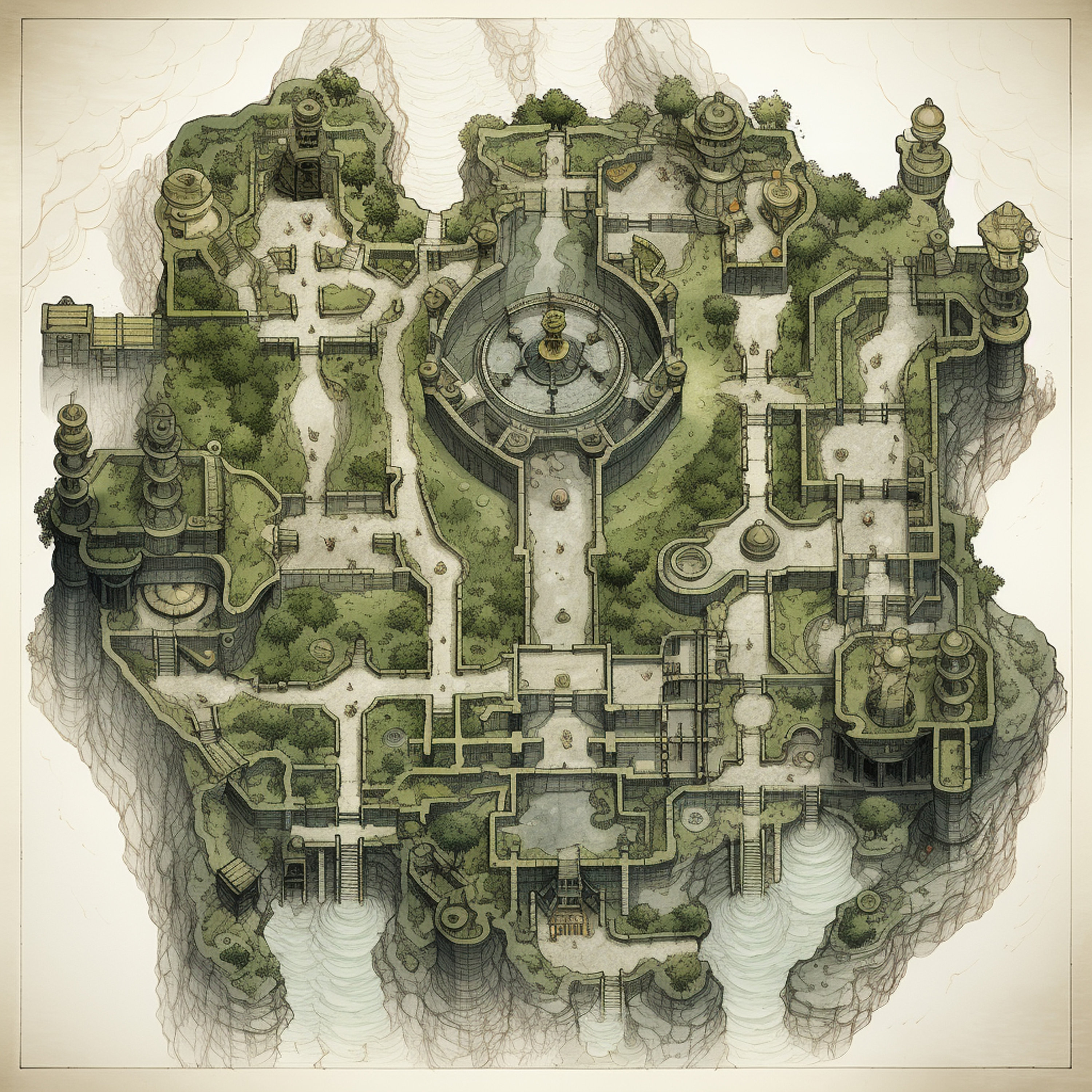 Battle Maps, 150+ Pack of Castle & Structures Maps, High Detail Role ...