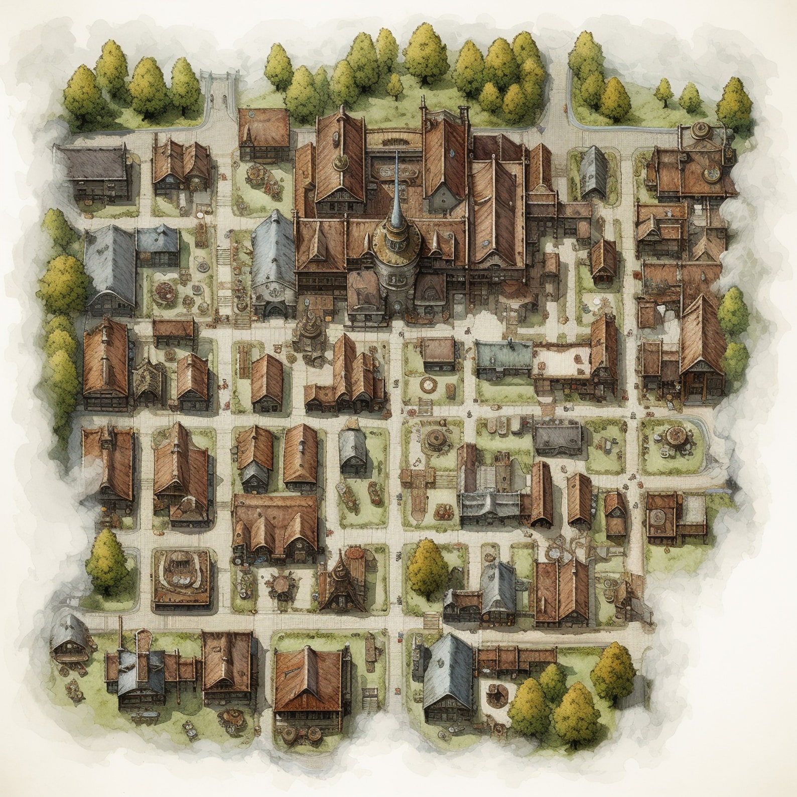 Variety Map Pack, 450+ Pack Bundle of High Detail Role Playing Maps ...