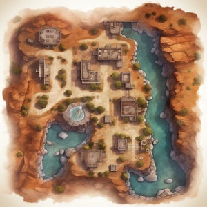 Massive Battle Map Bundle, 200+ Pack Bundle of High Detail Role Playing ...