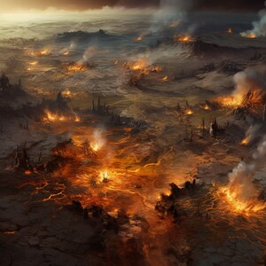 200+ War-torn Apocalyptic Battleground Maps, Bundle of Role Playing Iso ...