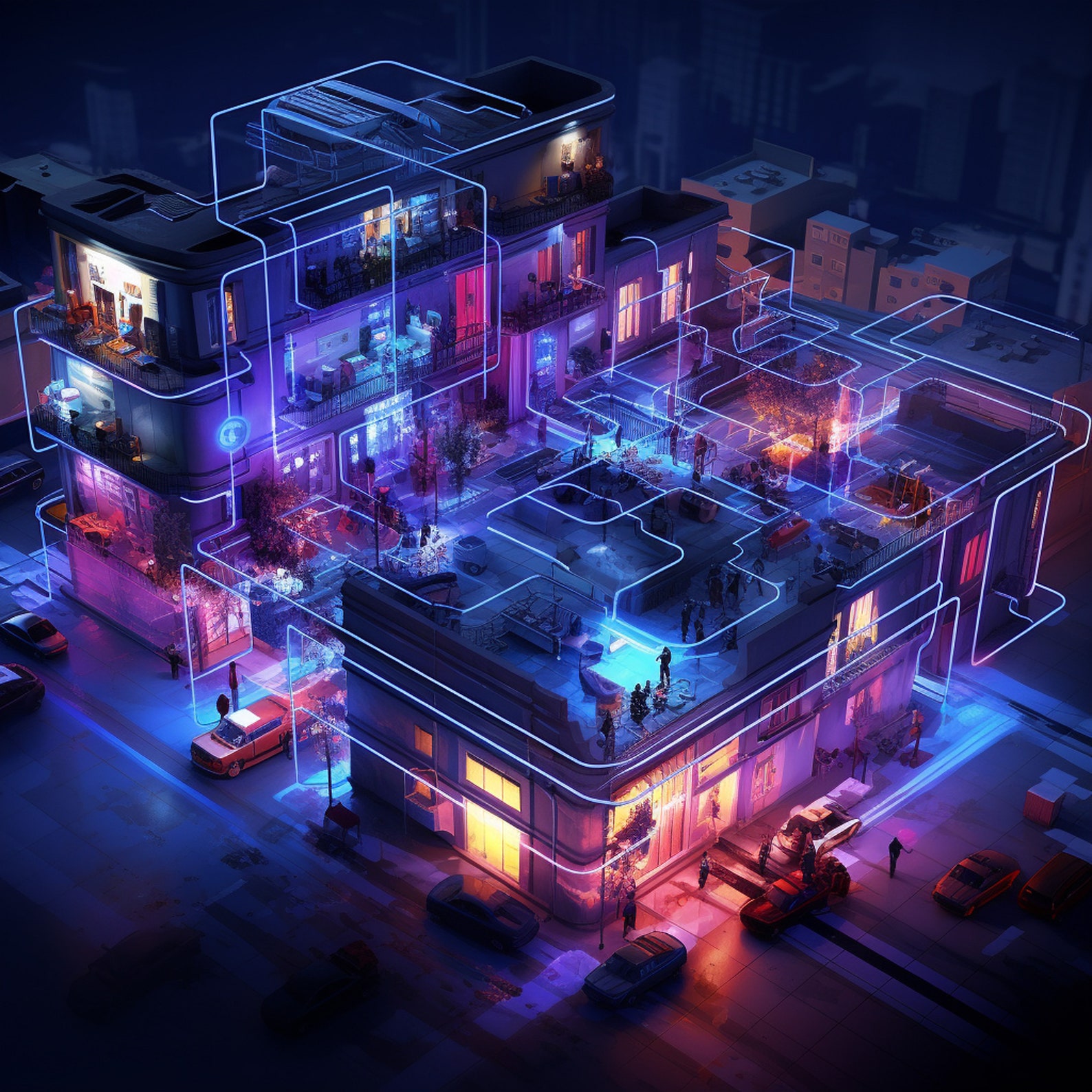 Cyber-punk Battle & Background Maps, 100+ Pack Bundle of RPG Maps ...