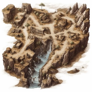 Rocky Battle Maps, 150+ Pack Bundle of High Detail Role Playing Maps ...