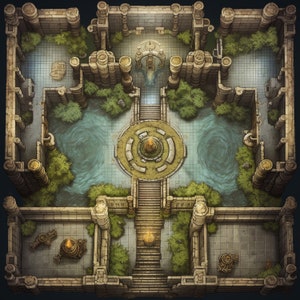 Lost Ruins Map Bundle, 100+ Pack of High Detail Role Playing Maps ...