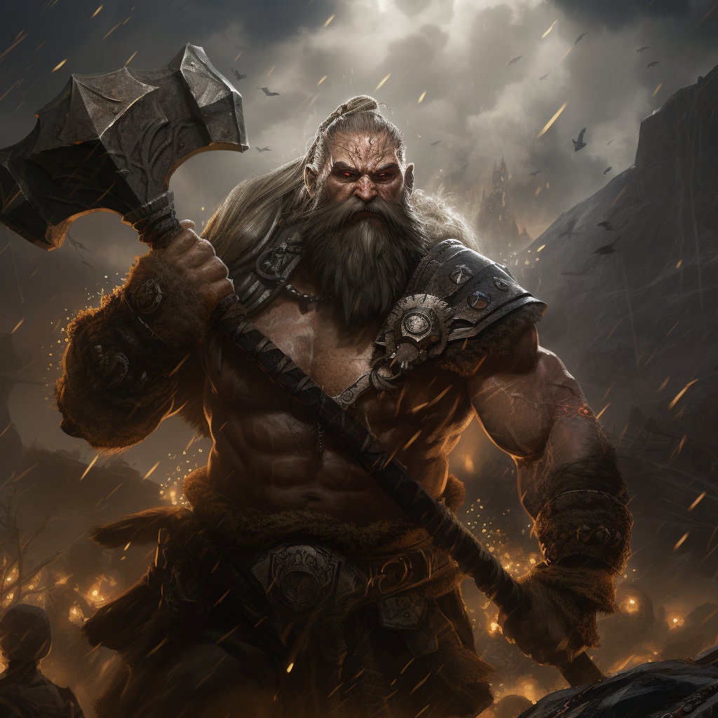 150 Dwarf Race Bundle, PNG Dwarf Collection, Varied Classes of Dwarves ...