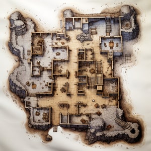 Battle Maps, 150+ Pack of Castle & Structures Maps, High Detail Role ...