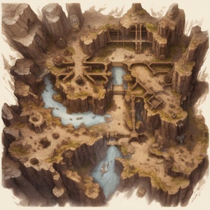 Rocky Battle Maps, 150+ Pack Bundle of High Detail Role Playing Maps ...