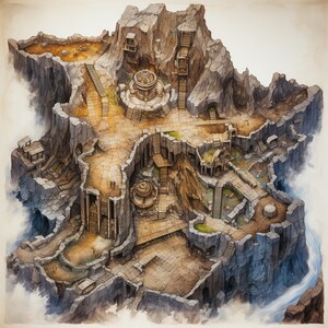 Rocky Battle Maps, 150+ Pack Bundle of High Detail Role Playing Maps ...