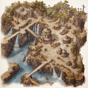 Rocky Battle Maps, 150+ Pack Bundle of High Detail Role Playing Maps ...