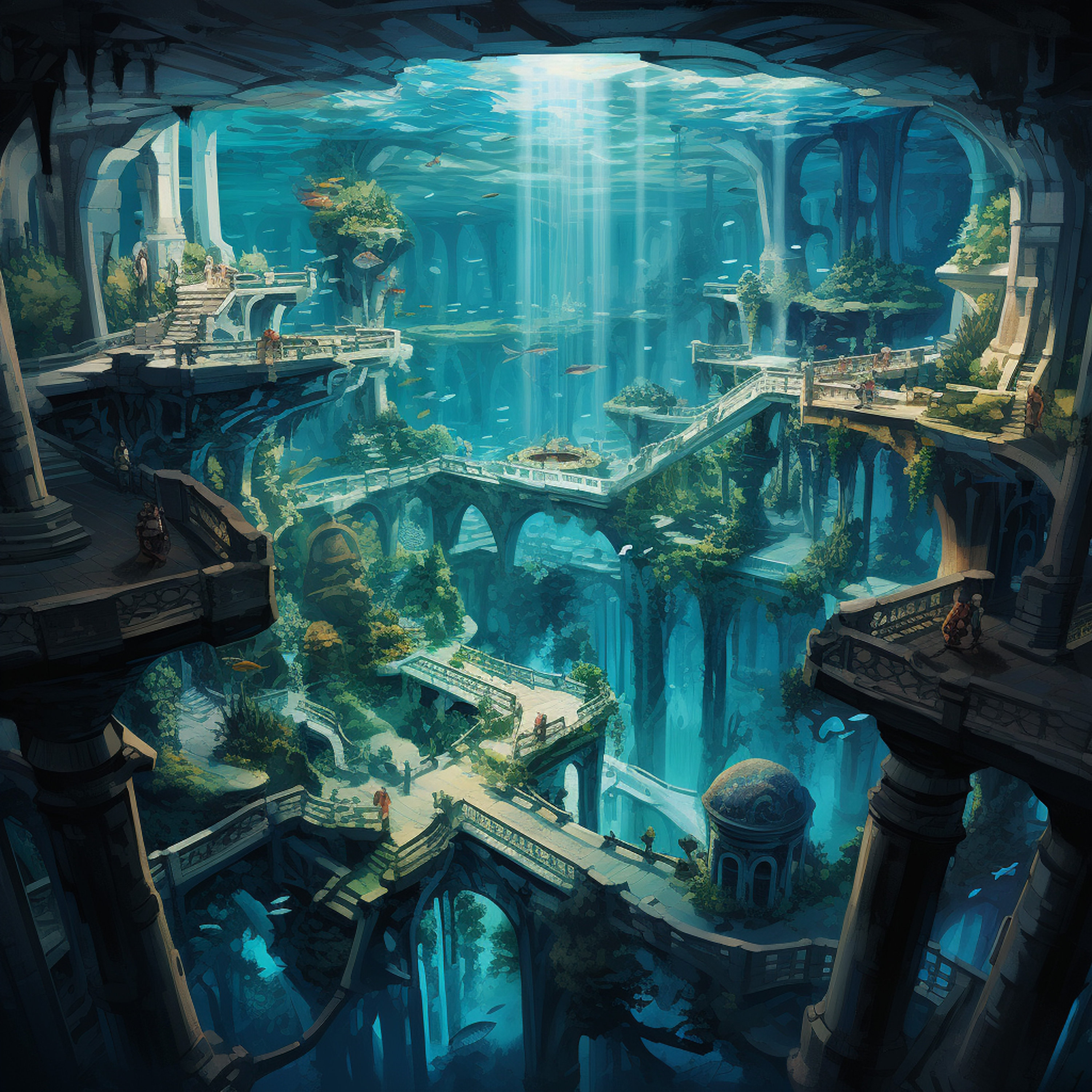 Underwater Maps 250 Pack Bundle of High Detail Role Playing - Etsy