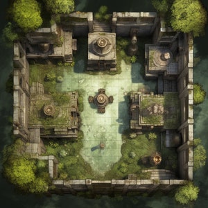 Lost Ruins Map Bundle, 100+ Pack of High Detail Role Playing Maps ...