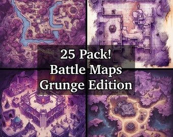 Jungle Battle Maps, 200 Pack Bundle of High Detail Role Playing Maps ...
