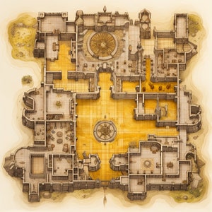 Battle Maps, 150+ Pack of Castle & Structures Maps, High Detail Role ...