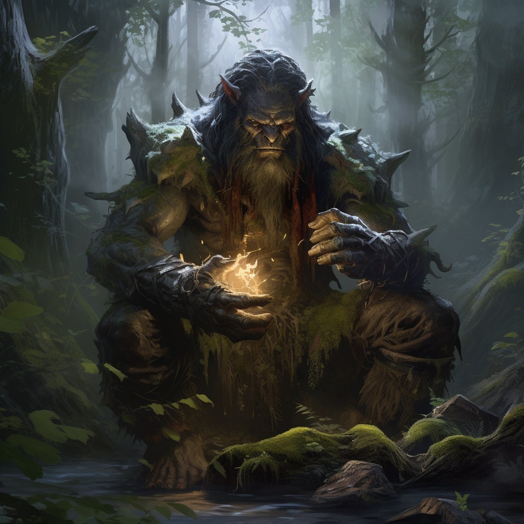 150 Orc Race Bundle, PNG Orc Collection, Varied Classes of Orcs ...