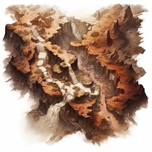 Rocky Battle Maps, 150+ Pack Bundle of High Detail Role Playing Maps ...