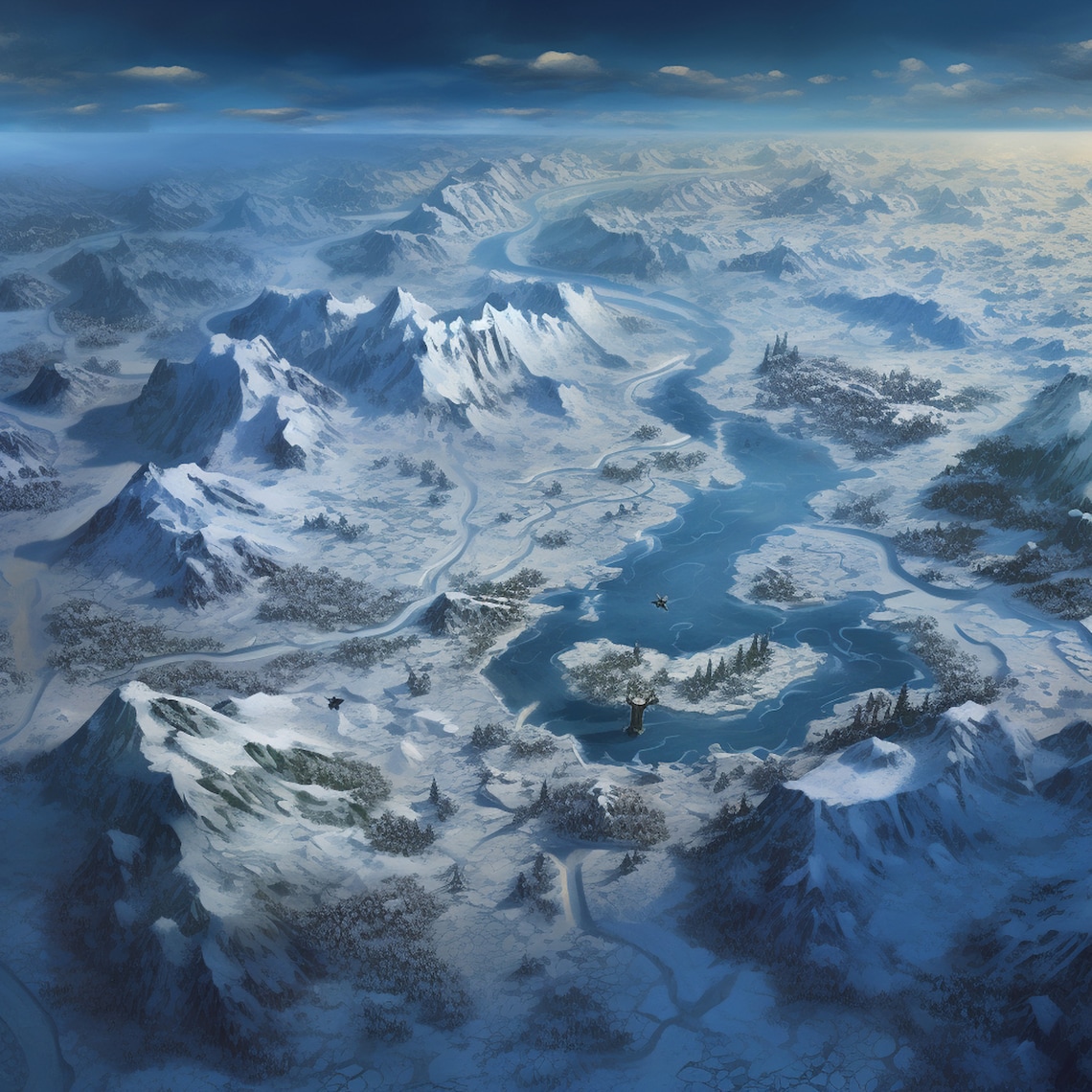 Snowy Battle Map Bundle, Snowy & Arctic Pack, 200+ Pack of High Detail ...