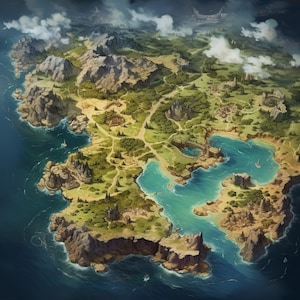 Battle Map Bundle, Large Scale Kingdom Maps, 140 Pack of High Detail ...