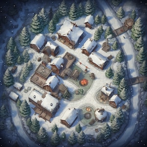 Snowy Battle Map Bundle, Snowy & Arctic Pack, 200+ Pack of High Detail ...