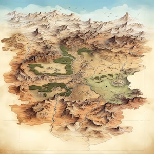 World Map Bundle, Large Scale Battle Maps, 100+ Pack of High Detail RPG ...