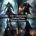 150 Undead Character Bundle, PNG Undead Collection, Zombies Vampires ...
