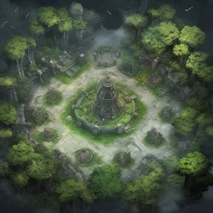 Cemetery Graveyard Crypt Battle & Background Maps, 150+ Pack Bundle of ...