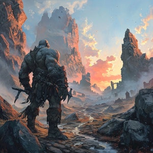 150+ Orc Race Bundle, PNG Orc Collection, Varied Classes of Orcs ...