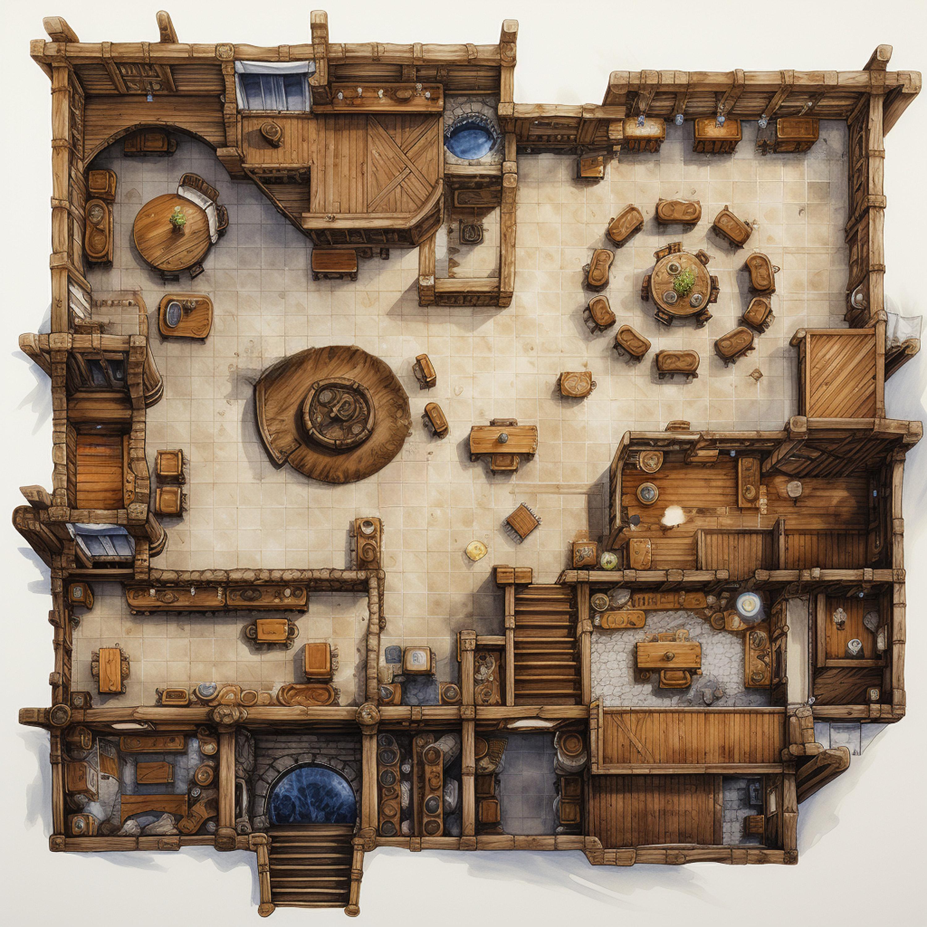 Mapas de batalla de taberna paquete de más de 250 mapas de - Etsy España