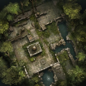 Lost Ruins Map Bundle, 100+ Pack of High Detail Role Playing Maps ...